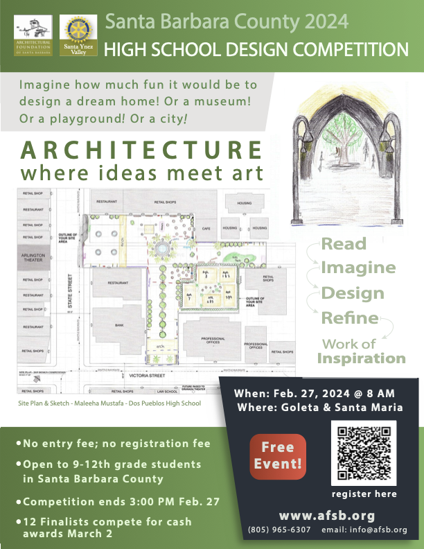 High School Design Competition – Architectural Foundation of Santa Barbara