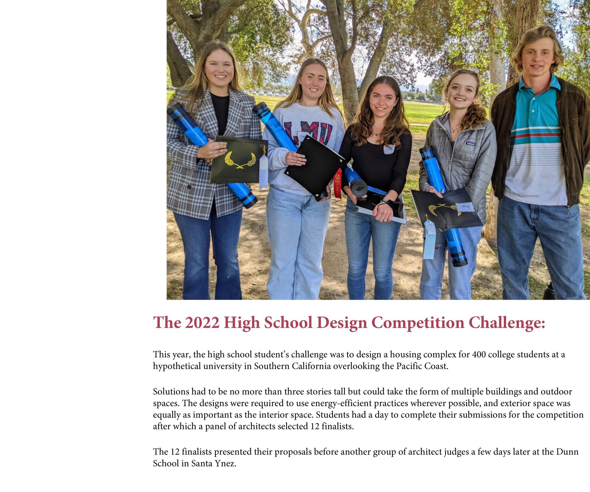 High School Design Competition – Architectural Foundation of Santa Barbara